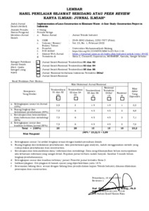 Implementation of Lean Construction to Eliminate Waste: A Case Study ...